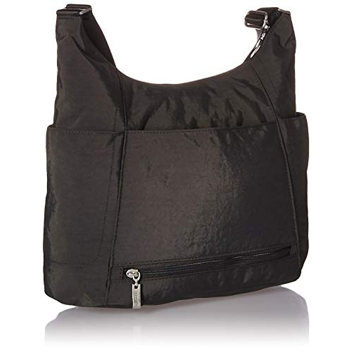 Baggallini Hobo Tote Charcoal/Fuschia