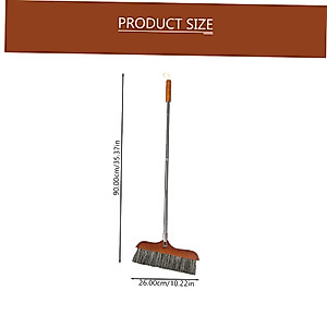 CIYODO Reusable Floor Cleaning Broom with Dustpan Versatile for Home Kitchen Office and Lobby Efficient Broom with Ergonomic Handle for Easy Use