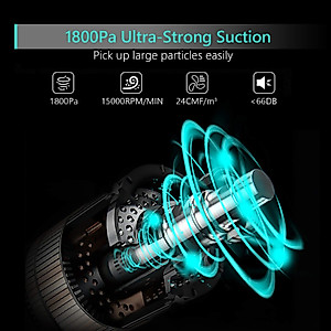 OPODEE Robotic Vacuum Cleaner, with 1800Pa Ultra Strong Suction, Pet Hair Cleaning, Smart Path Mapping, Self-Charging Sweeper, 2 Boundary Strips, Automatic Robot for Hard Floor, Low-Pile Hard Carpets