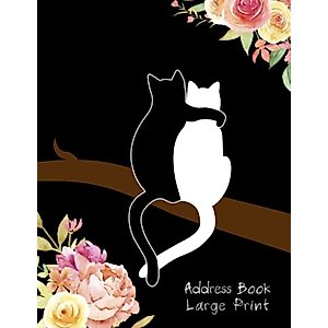 Address Book Large Print: Large Address Book For Seniors : Address Book Large Size : Phone Book For Elderly : Big Alphabetical and Space Easily For ... : 350+ Contact Entries : 8 1/2 x 11 inch