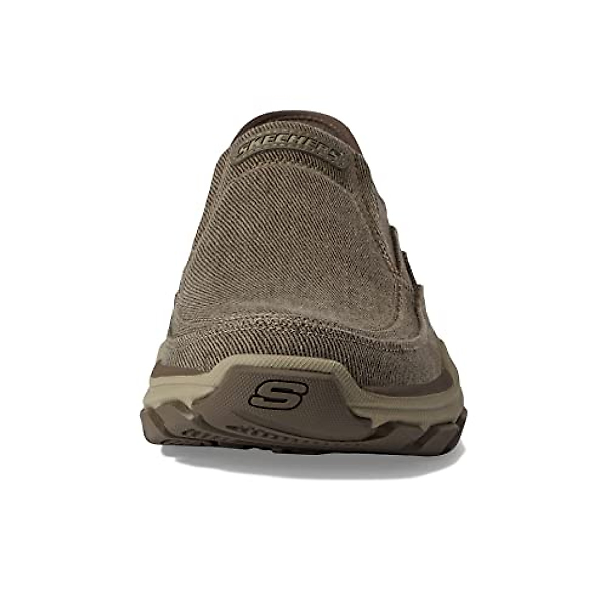 Skechers Men's Respected-Holmgren Slip-in Loafer, Taupe, 10.5 Wide