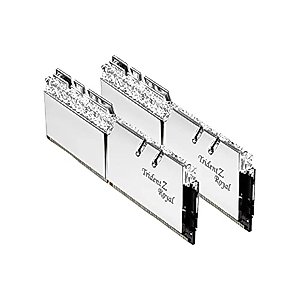 G.SKILL Trident Z Royal Series (Intel XMP) DDR4 RAM 32GB (2x16GB) 4000MT/s CL18-22-22-42 1.40V Desktop Computer Memory UDIMM - Silver (F4-4000C18D-32GTRS)