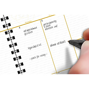 I, Us, All Annual Dated 2024 DayPlanner Medium (6.625 x 9 inches) Weekly & Monthly Organizer, Appointment Schedule, Goals and Notes