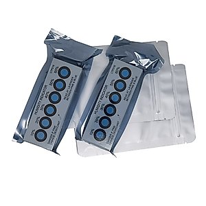 GLTL 50PCS Dry & Dry Premium Humidity Indicator Cards (Reusable) 10-60% 6 Spot