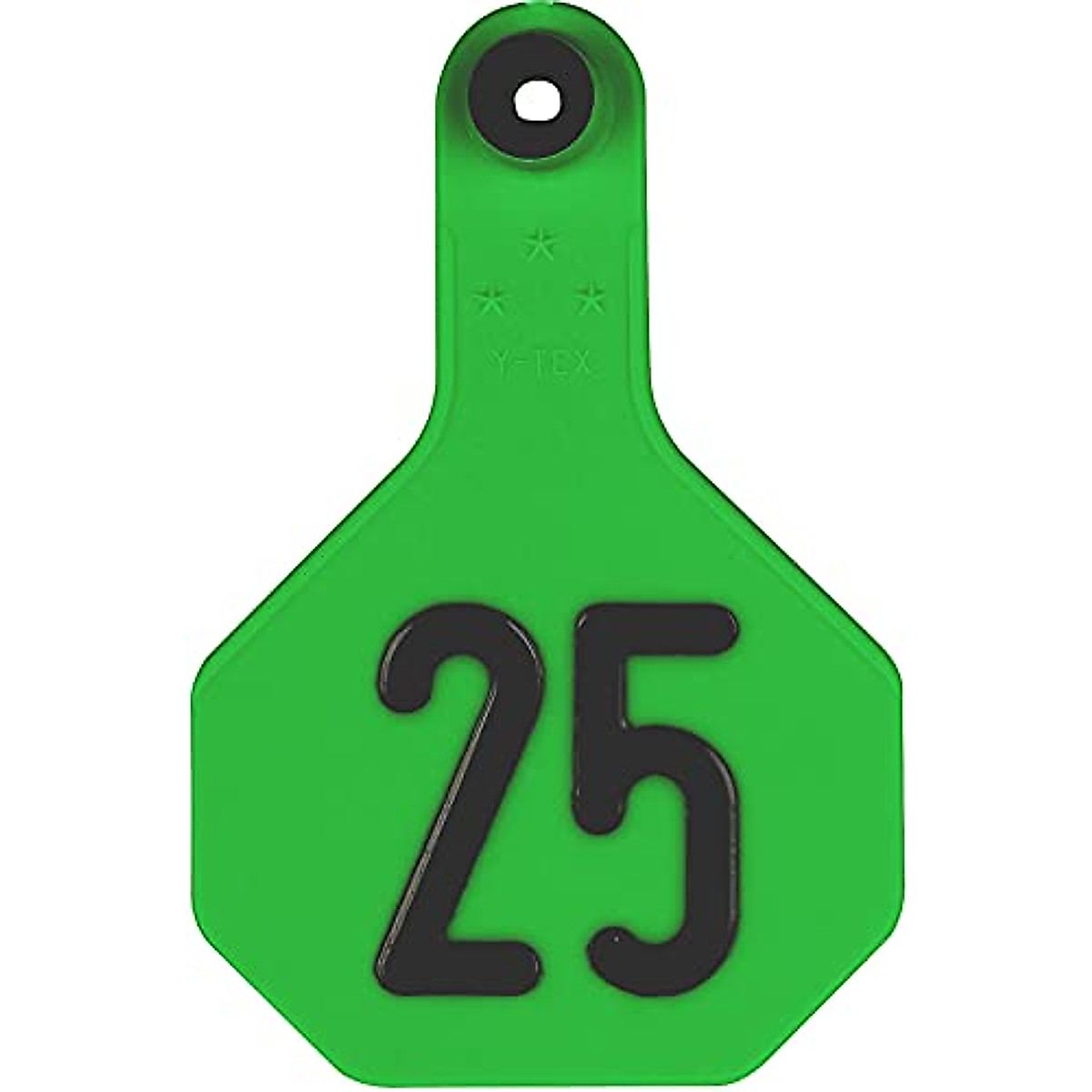 Y-Tex 3 Numbered Tags 1-25 Green 25 Tags per Package Prevent Cracking Flexible