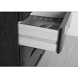 A4 Flat File Cabinet, Office Desktop Drawer Storage Cabinet with Lock, 3- Layer Wooden Storage Box, Small Chest of Drawers(Size: 4028 31cm)