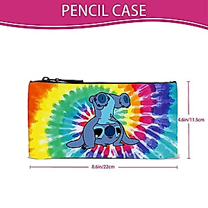 FENGJINRUHUA Cute Stitch Boys Girls Pencil Case Backpack School Adjustable Shoulder Strap Travel School Bag