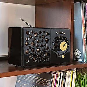Crosley CR3042A-BK Maverick Portable AM/FM Radio with Bluetooth Receiver, Black