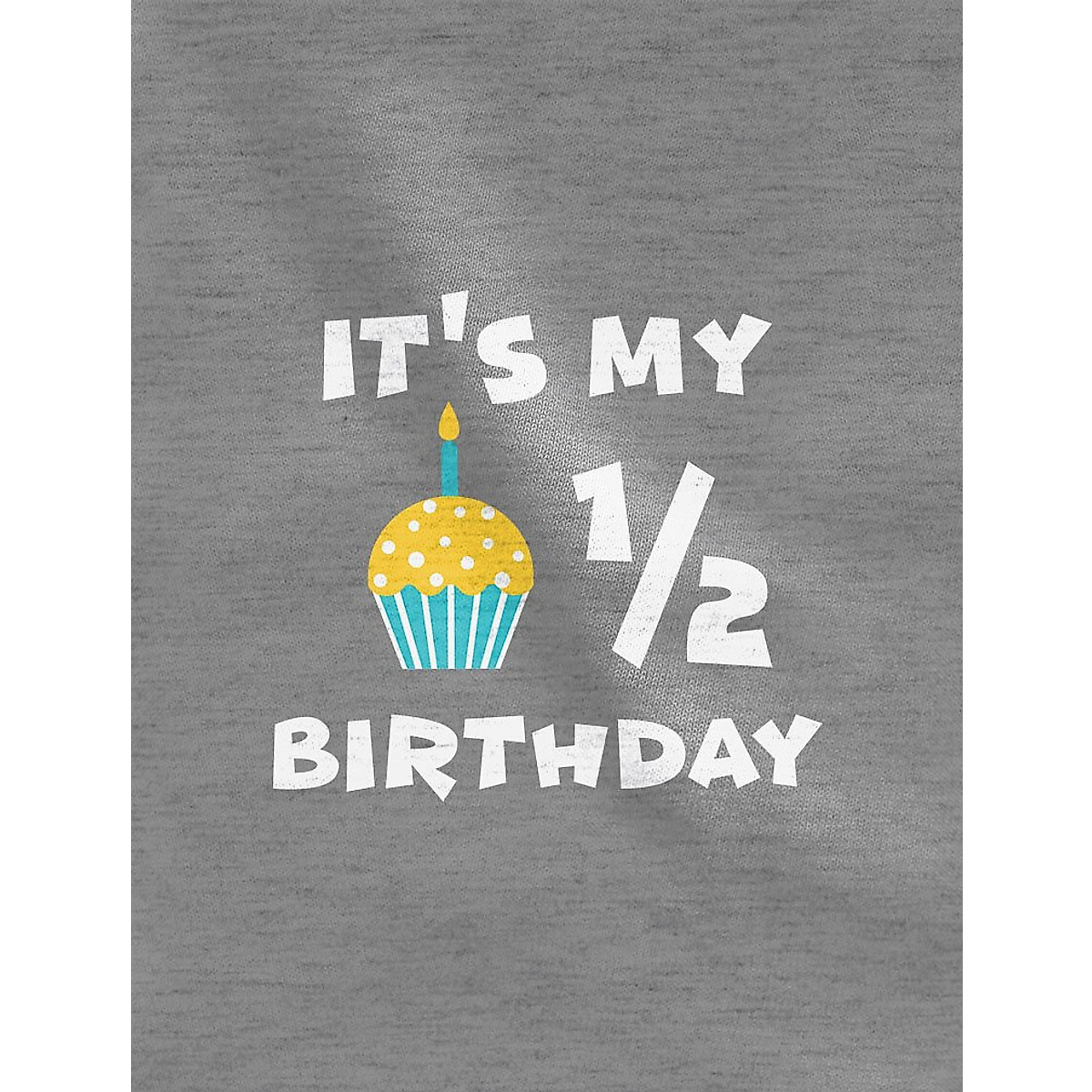 Tstars Half Birthday Outfit Baby Boy Girl One 1/2 Year Old Milestone Infant Bodysuit 12M (6-12M) Navy