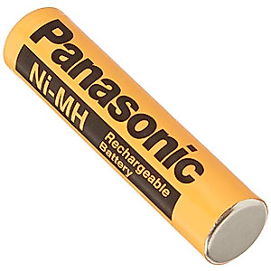 Panasonic HHR-75AAA/B-4 Ni-MH Rechargeable Battery for Cordless Phones, 700 mAh (Pack of 2)
