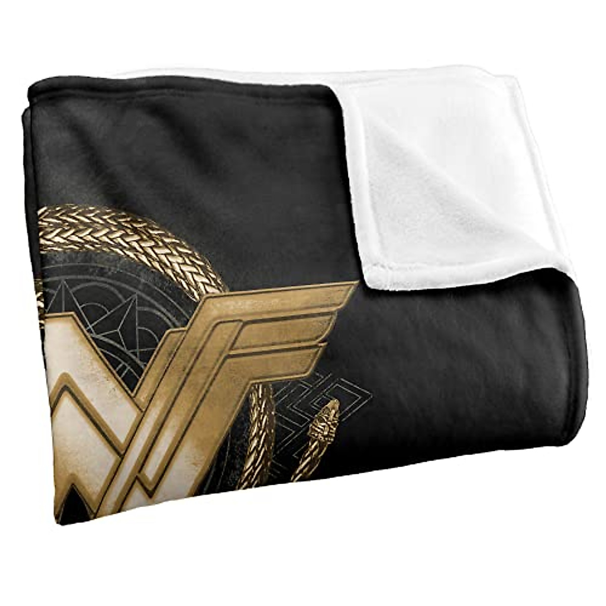 Wonder Woman Lasso Logo Silky Touch Super Soft Throw Blanket 50" x 60"