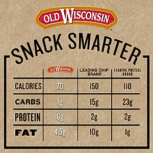 Old Wisconsin Turkey Sausage Snack Sticks, Naturally Smoked, Ready to Eat, High Protein, Low Carb, Keto, Gluten Free, 28 Ounce Resealable Package
