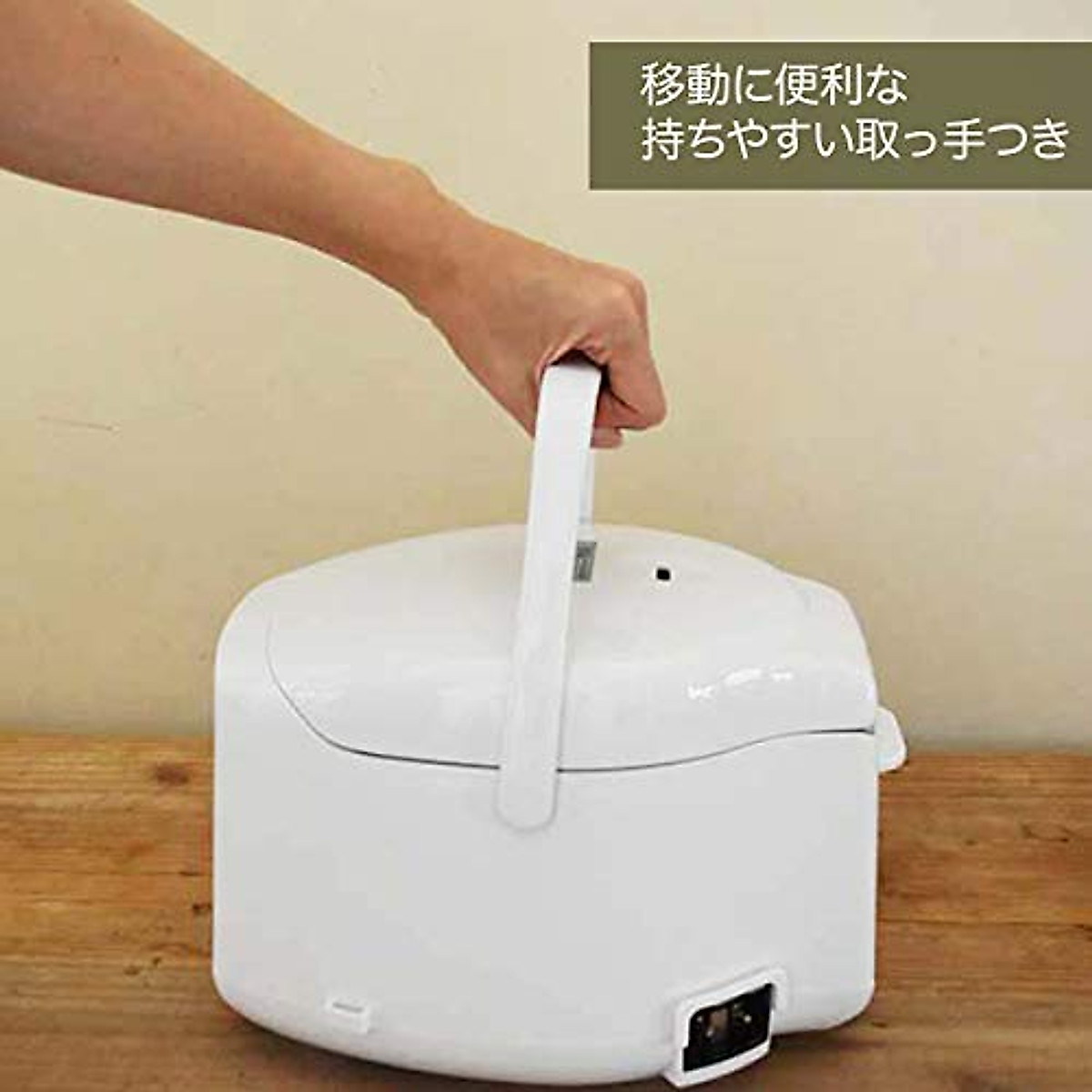 TIGER Microcomputer rice cooker 3GO (450g) Cooked mini rice cooker JAI-R551-W (White)