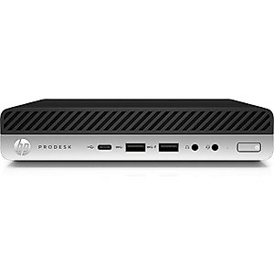 HP Prodesk 600 G4 USFF Desktop Intel i5 2.10 GHz 16GB 256GB SSD Windows 10 Pro (Renewed)