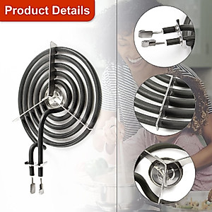 AMI PARTS WB30M2 and WB30M1 Replacement for Range Stove Top Surface Element Burner Kit for GE and Hotpoint, 4 Pack