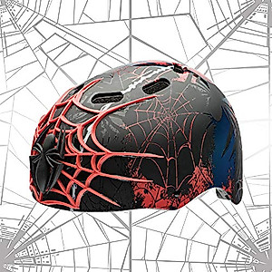 Bell 7059833 Children Spider-Man 3D Web Slinger Multi-Sport Helmet , Child (5-8 yrs.)
