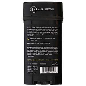 Barrel and Oak - Aluminum-Free Deodorant, Deodorant for Men, Essential Oil-Based Scent, 24-Hour Odor Protection, Cedarwood & Bourbon Aroma, Gentle on Sensitive Skin, Vegan (Bourbon Cedar, 2.7 oz)