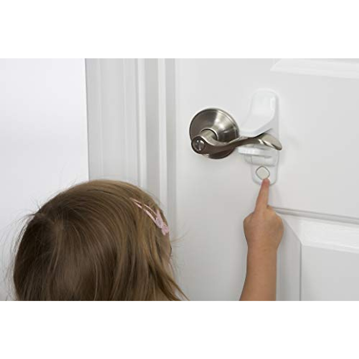 Safety 1st Outsmart Lever Handle Lock 2 Pack, One Size, White