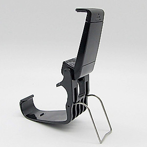 Softmusic Universal Phone Mount Adjustable Gamepad Controller Clip Holder for Xbox One Handle Black