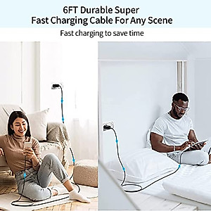 Super Fast Charger Type C,45W USB C Fast Charging Type C Charger Fast Charging for Samsung Galaxy S23 S23+ S23 Ultra S22 S22+ S22Ultra S21 S21+ S21Ultra S20 S10 S10e S9 Plus S8 Plus Note20/10/9/8