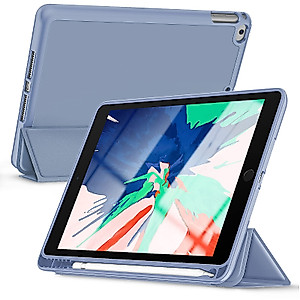 Gahwa iPad 9.7 Case 2018 iPad 6th Generation/ 2017 iPad 5th Generation/iPad Air 2/iPad Air Case - Ultra Slim Lightweight Stand Case with Auto Wake/Sleep Slim Smart Cover for iPad 9.7 Inch(Lavender)