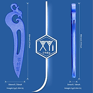 XYJ 50Pcs Knife Blade Tip Protector Plastic Knife Point Sleeves For Kitchen Chef Knives Knifehead Guard (Blue)