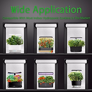 Grow Tent for Aerogarden Hydroponic Grow System,18.9''x13.7''x20.8'', Grow Machine Protective Cover,Black Indoor Hydroponic Anti-Light Complete System,High Reflective Mylar for Hydroponic Indoor Plant