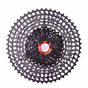 Unisex – Adult's MTB 12 Speed 11-52T Cassette Black Ultralight Bicycle Flywheel 12t Bike Freewheel Parts Mountain,1212Speed11-52T