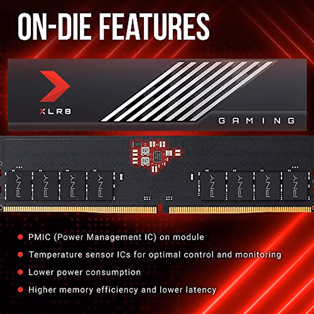 PNY XLR8 Gaming 32GB (2x16GB) DDR5 6200MHz Desktop Memory