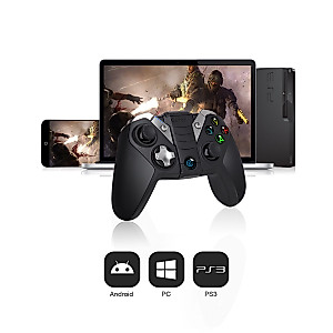 GameSir G4s Wireless Controller for Android/Windows/VR/PS3, Black