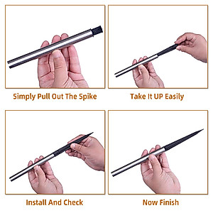 Trlec gt4-ly 24 pcs 5W High Brightness Solar Power LED Lawn Lamps with Lampshades Seven Color. Used in Greenhouse, Landscape Lighting, Home Garden, or Small Pot Plant etc