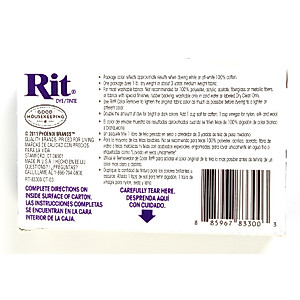 Rit Concentrated Powdered Fabric Dye, Navy Blue 1.13 oz ( Pack of 3)