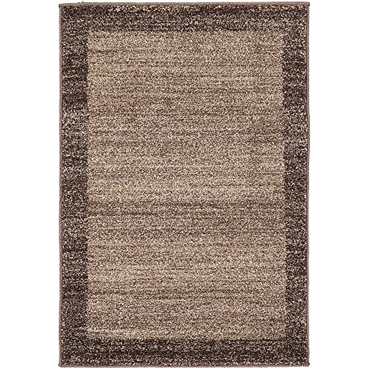 Unique Loom Del Mar Collection Area Rug - Abigail (2' 2" x 3' 1" Rectangle, Light Brown/ Beige)