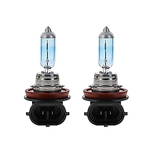 Philips Automotive Lighting H11 CrystalVision Platinum Upgrade Headlight Bulb, Pack of 2