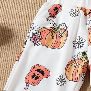 Toddler Halloween Costume Fall Baby Clothes Unisex Crewneck Long Sleeve Pumpkin Top and Pants Cute Two Piece Outfit Mis Pedidos Amazon Gift Card Renacimiento Ropa