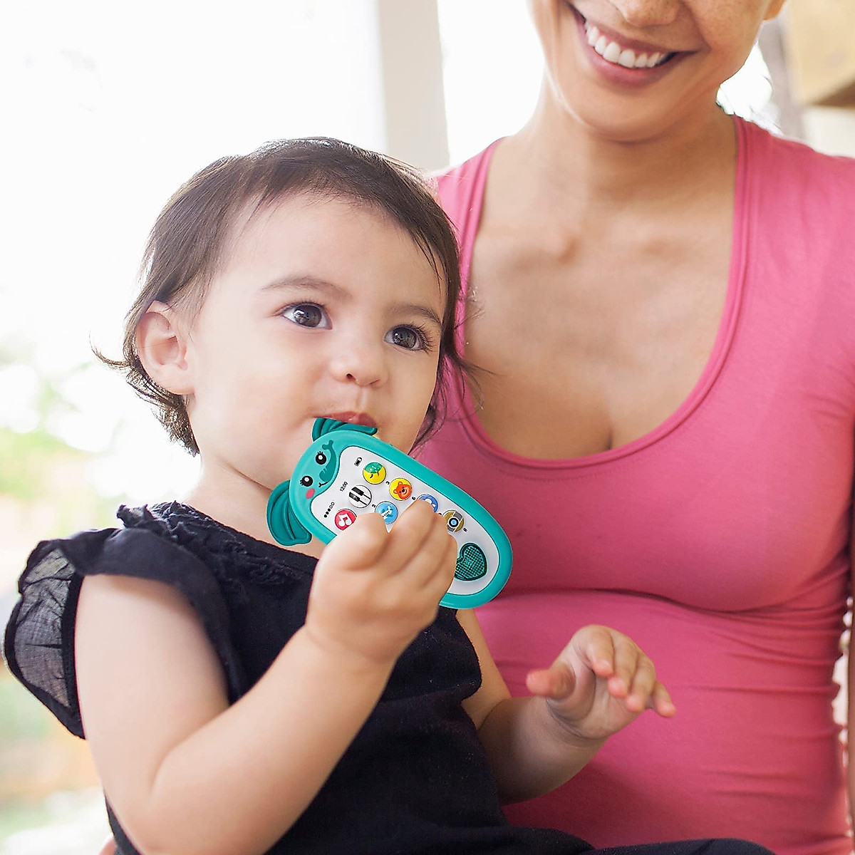 Baby Rattle Teether Toy Phone Set, 10PCS Infant Newborn Baby Toys 6 to 12 Months, Grab Spin Rattle Shaker with Storage Box, Infant Teething Toys for Toddlers Boys Girls