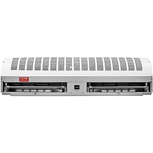 VEVOR 36" Commercial Indoor Air Curtain Super Power 2 Speeds 1200CFM, Wall Mounted Air Curtains for Doors, Indoor Over Door Fan with Heavy Duty Limit Switch, Easy-Install 110V Unheated