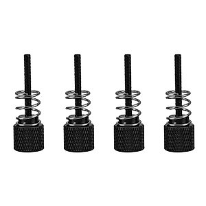 Rcher-R CPU Water Cooling Block Screw,4pcs Aluminum M3 Installation Screws for CPU Water Cooling Block for Intel 1150/1151 / 1155/1156 / 1366/775(Black)