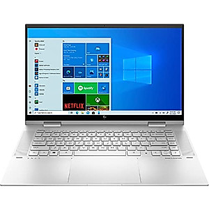 HP Envy X360 15 2-in-1 Business Laptop 15.6" FHD IPS Touchscreen 11th Gen Intel Quad-Core i5-1135G7 (Beats i7-1065G7) 16GB RAM 512GB SSD Backlit KB Fingerprint B&O Audio HDMI Win11 Pro Silver + Pen