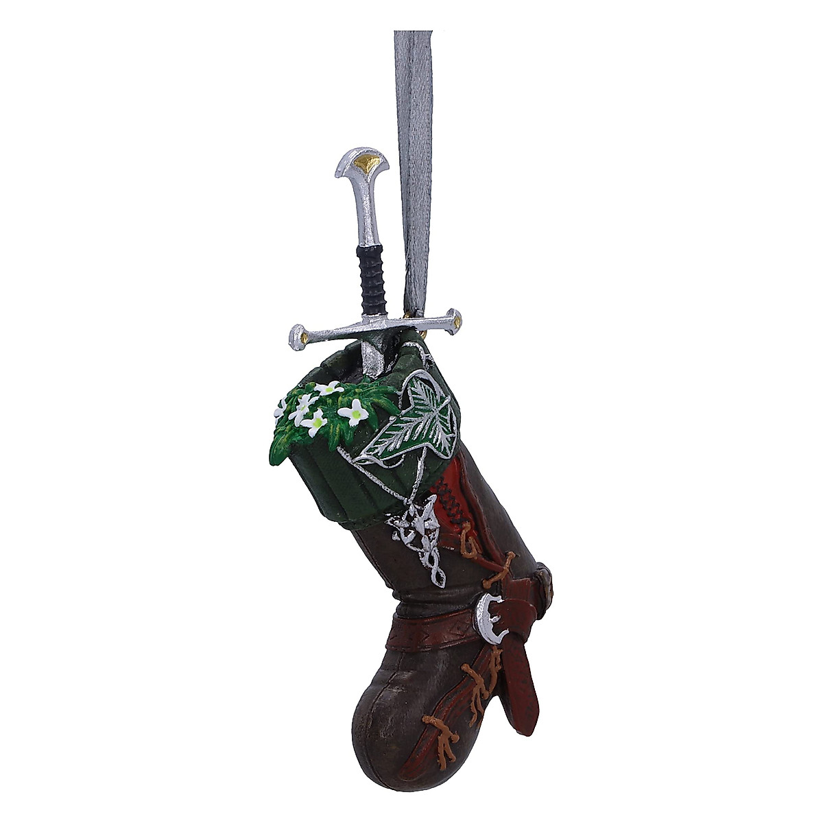 Nemesis Now Lord of The Rings Aragorn Stocking Hanging Ornament 9cm, Resin, Officially Licensed Lord of The Rings Hanging Ornament, Cast in The Finest Resin, Hand-Painted