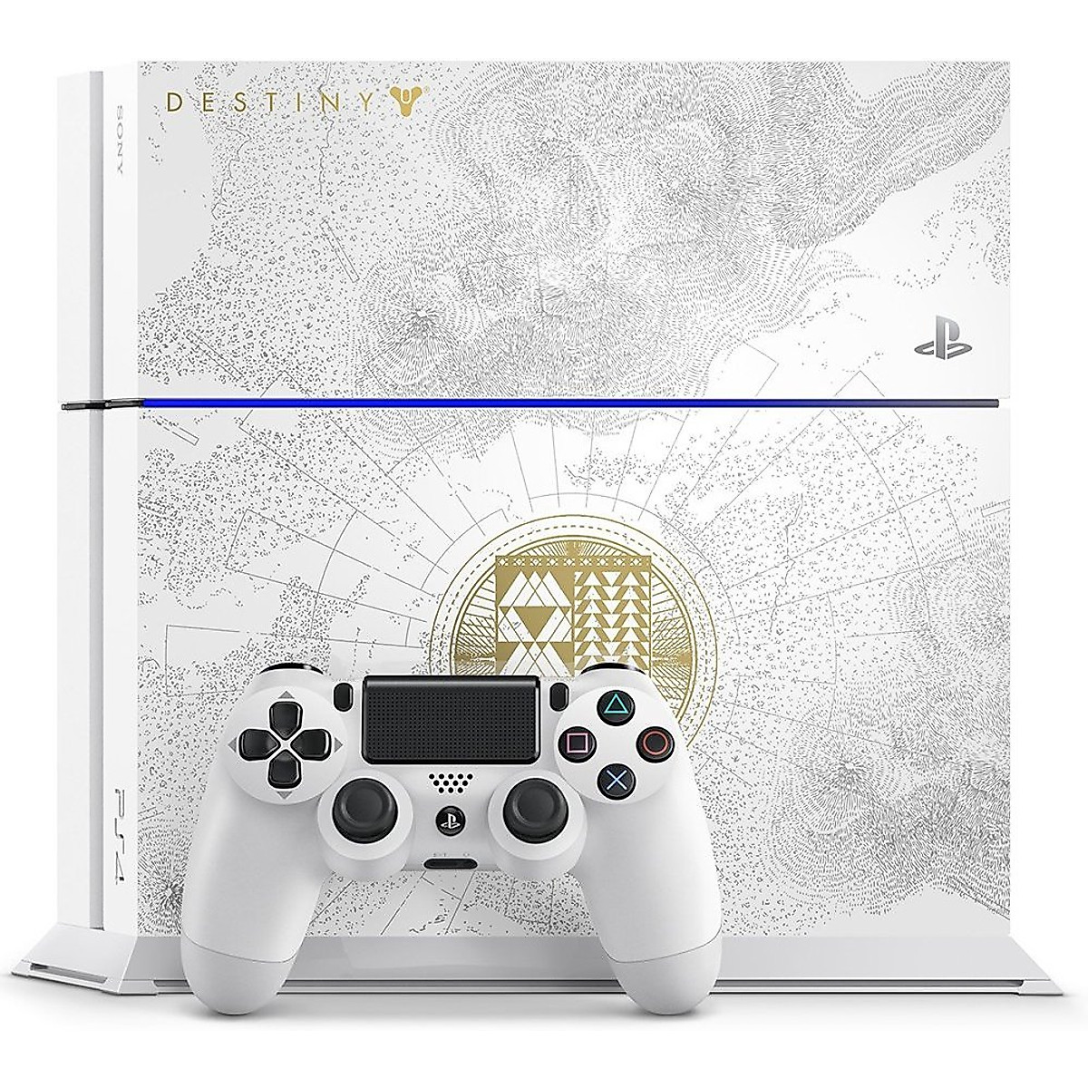 New PS4 Console Skin Sticker + 2 LED Lightbar Decals of Destiny The Taken King Limited Edition Skin Decals Designed for Sony PS4 PlayStation 4 Console and 2 Controllers Skin Covers