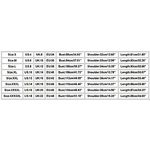 F_Gotal Women's Summer Sundress Boho Floral Sleeveless Casual Knee Length Beach Mini Tank Sundress Cocktail Cami Tank