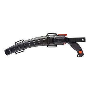 Oregon 13" Curved Premium Japanese High-Carbon Steel Hand Saw, Rust Proof Forestry/Pruning/Cutting Tool, Curved Blade with Scabbard Safety Sheath (600136)