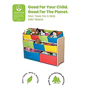 Delta Multi-Color Deluxe Toy Organizer with Storage Bins