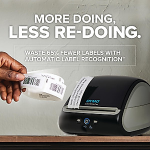 DYMO LabelWriter 5XL Label Printer Bundle, Prints Extra-Wide Shipping Labels (UPS, USPS) from Amazon, eBay, and More, Perfect for eCommerce Sellers, Includes 5 Extra-Large Shipping Labels (1100 Total)