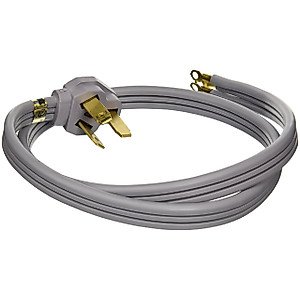 General Electric WX09X10006 3 Wire 40amp Range Cord, 4-Feet