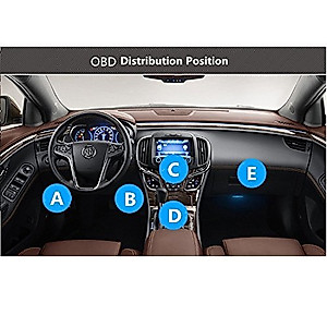 REARMASTER Universal OBD Power Cable for Dash Camera,24 Hours Surveillance/Acc Mode with Switch Button(Micro USB Port)