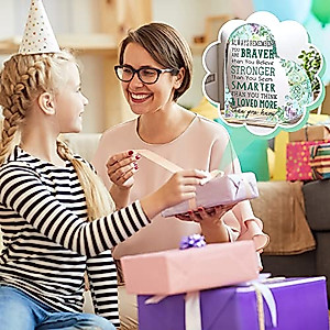 Inspirational Gift for Women Acrylic Encouragement Gift Cheer up Gifts Inspirational Office Desk Decor Inspirational Quotes Keepsake Sunflower Decoration for Home Office Room Table (Fresh Heart)