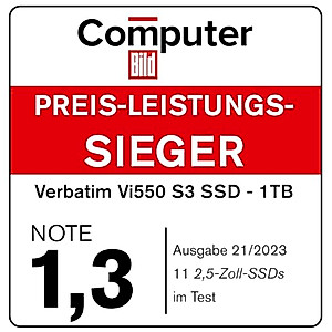 Verbatim 1TB Vi550 2.5" Internal Solid State Drive SSD SATA III Interface with 3D NAND Technology