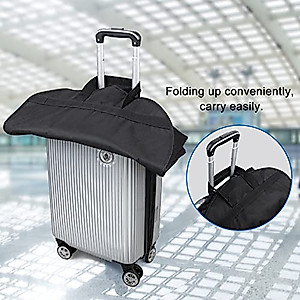 Garment Bags for Travel 43" 2 Pack, Hoprfire Suit Garment Covers with 4" Gussetes for Closet Storage for Men Breathable Foldable Hanging Bags Waterproof for Suit, Clothes, Custom, Tuxedo, Shirts, Coat